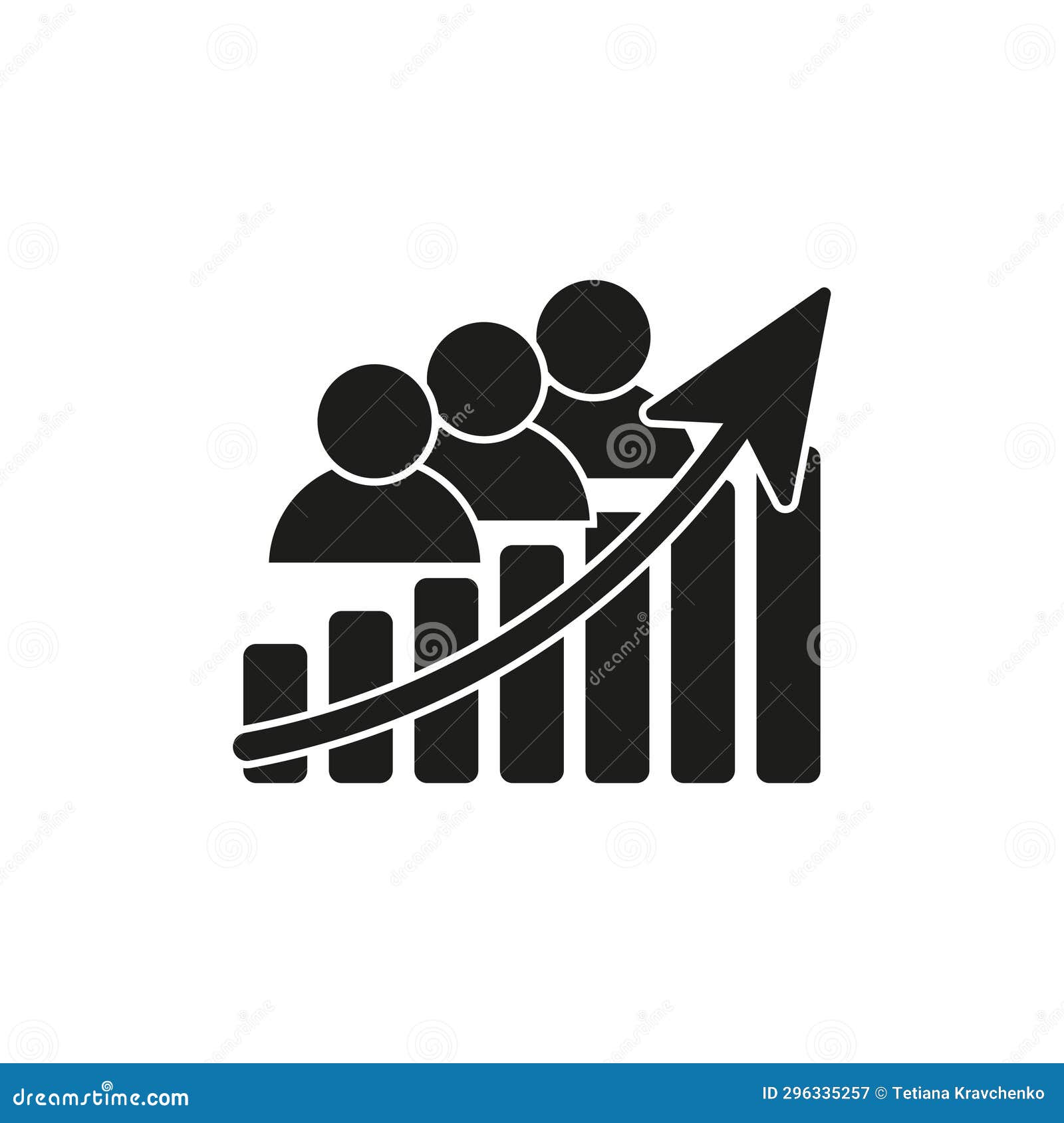 Audience Growth Icon. Icon for Web Site. Vector Illustration Stock ...