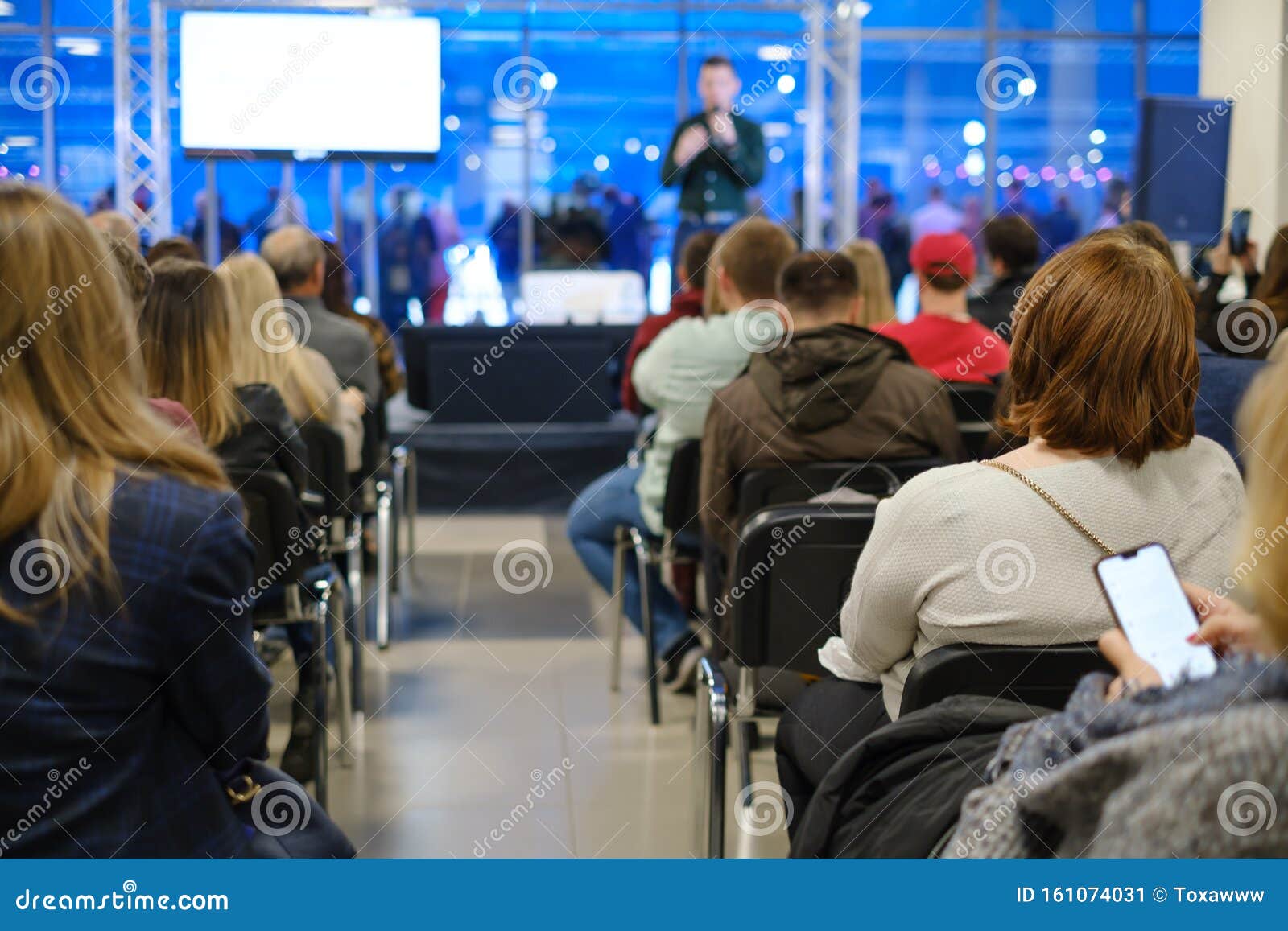Audience Listens Lecturer at Workshop Editorial Photo - Image of ...