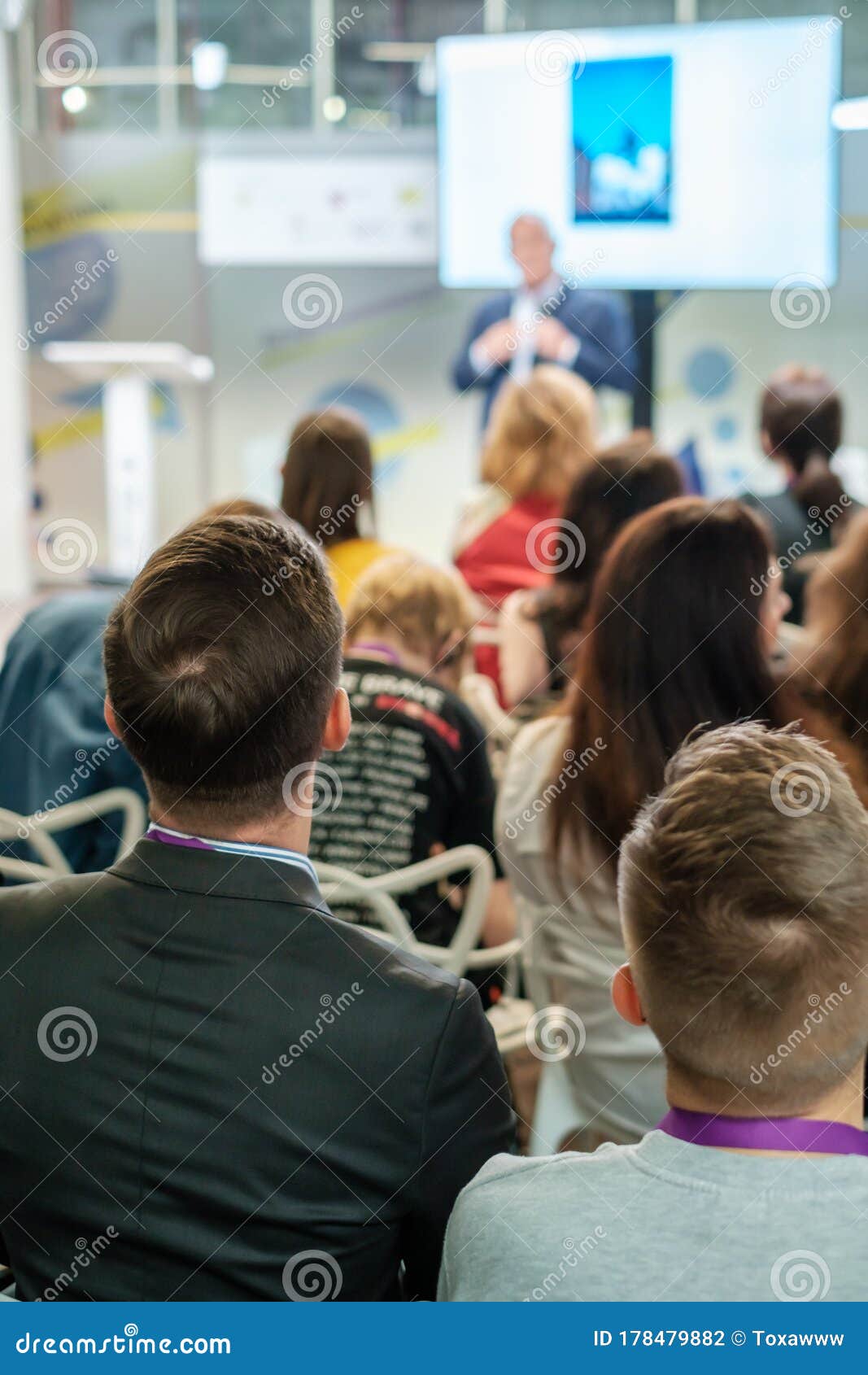 Audience Listens Lecturer at Workshop Editorial Photography - Image of ...