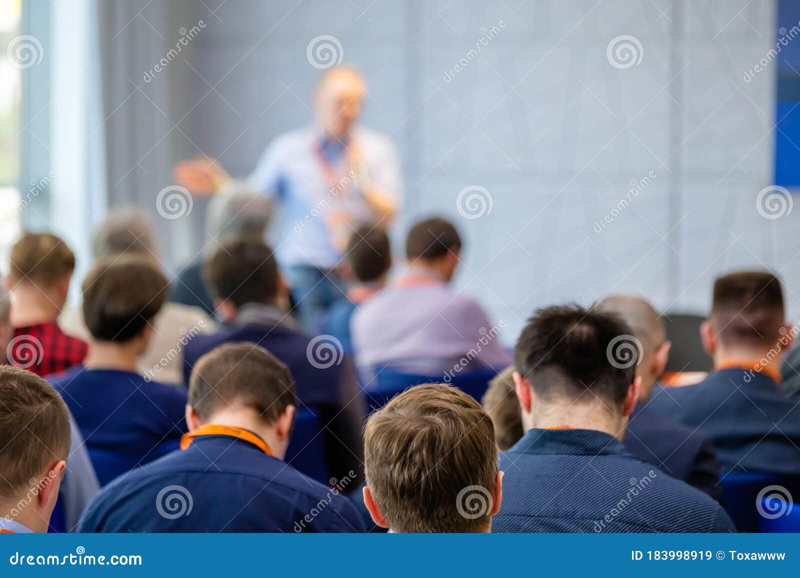 Audience Listens Lecturer at Workshop Editorial Stock Image - Image of ...