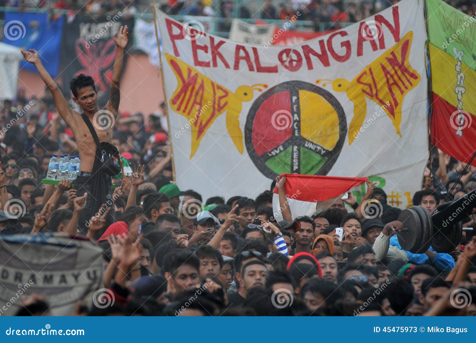 The Audience Music Performances Band Slank Editorial Stock Photo ...