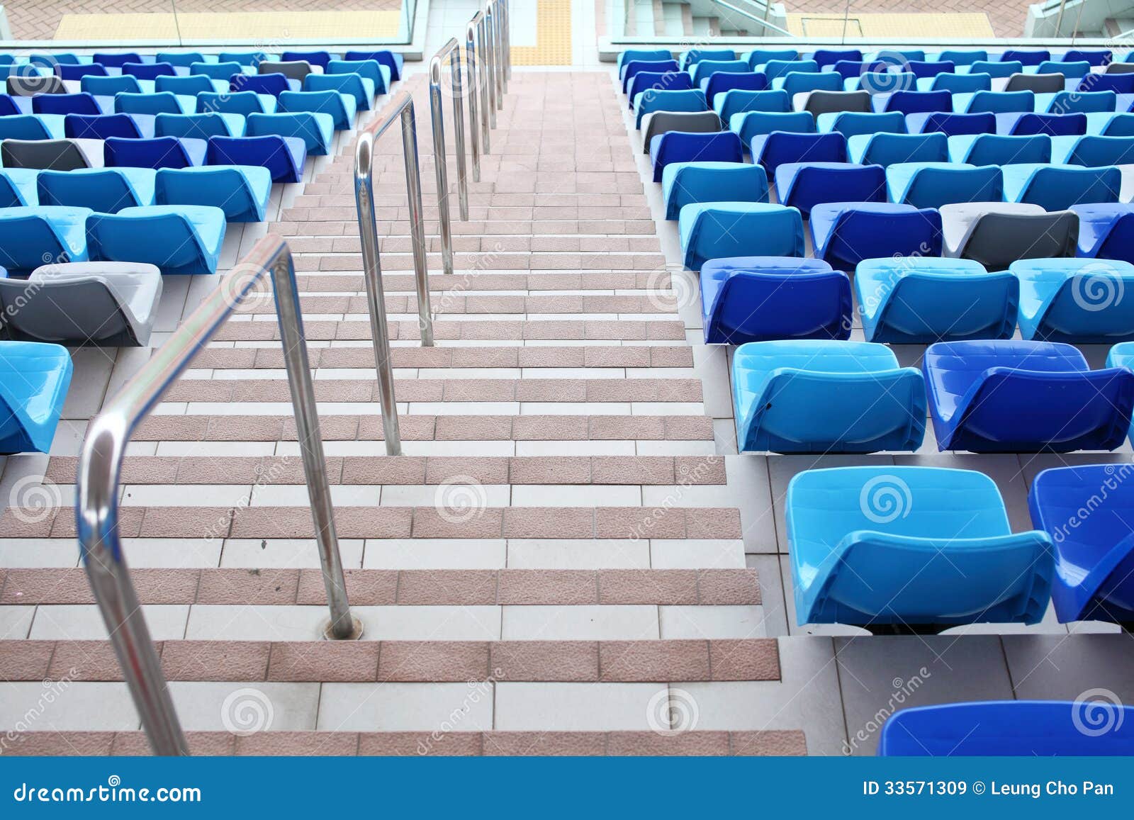 Audience seat in stadium stock image. Image of blue, stage - 33571309