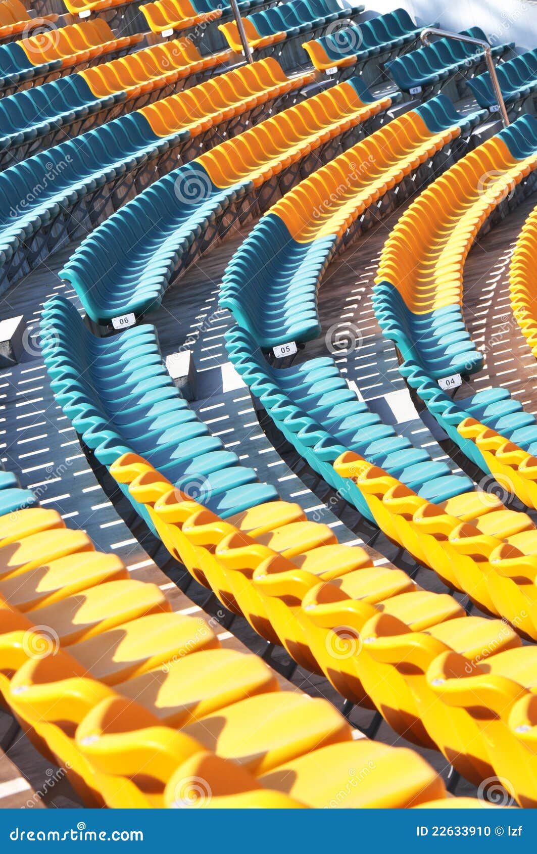 Audience seats stock photo. Image of gymnasium, chair - 22633910