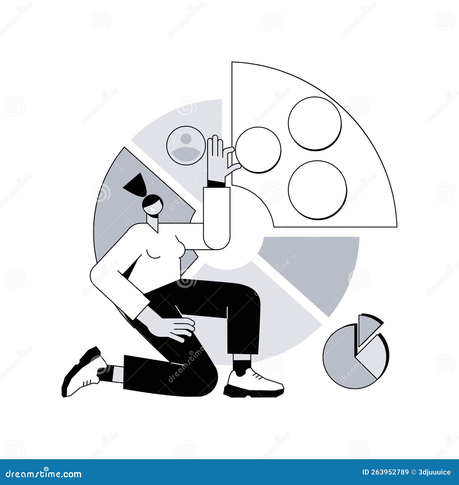 Audience Segmentation Abstract Concept Vector Illustration. Stock ...