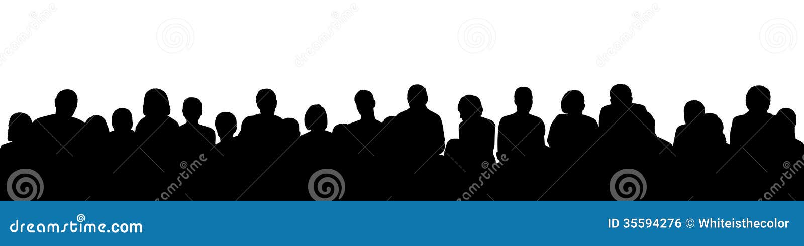 Audience silhouette 1 stock illustration. Illustration of exterior ...