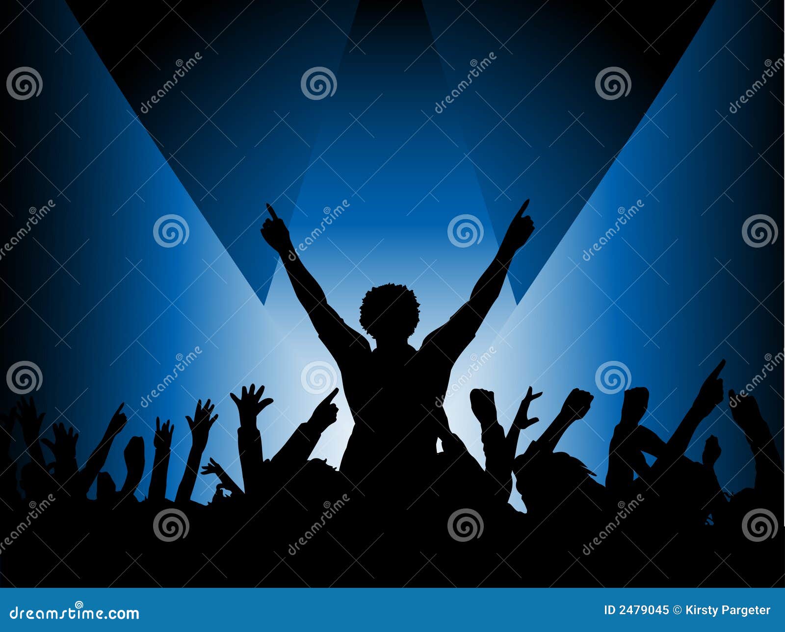 Audience Spotlight Represents Backdrop Backgrounds And Entertain Stock ...