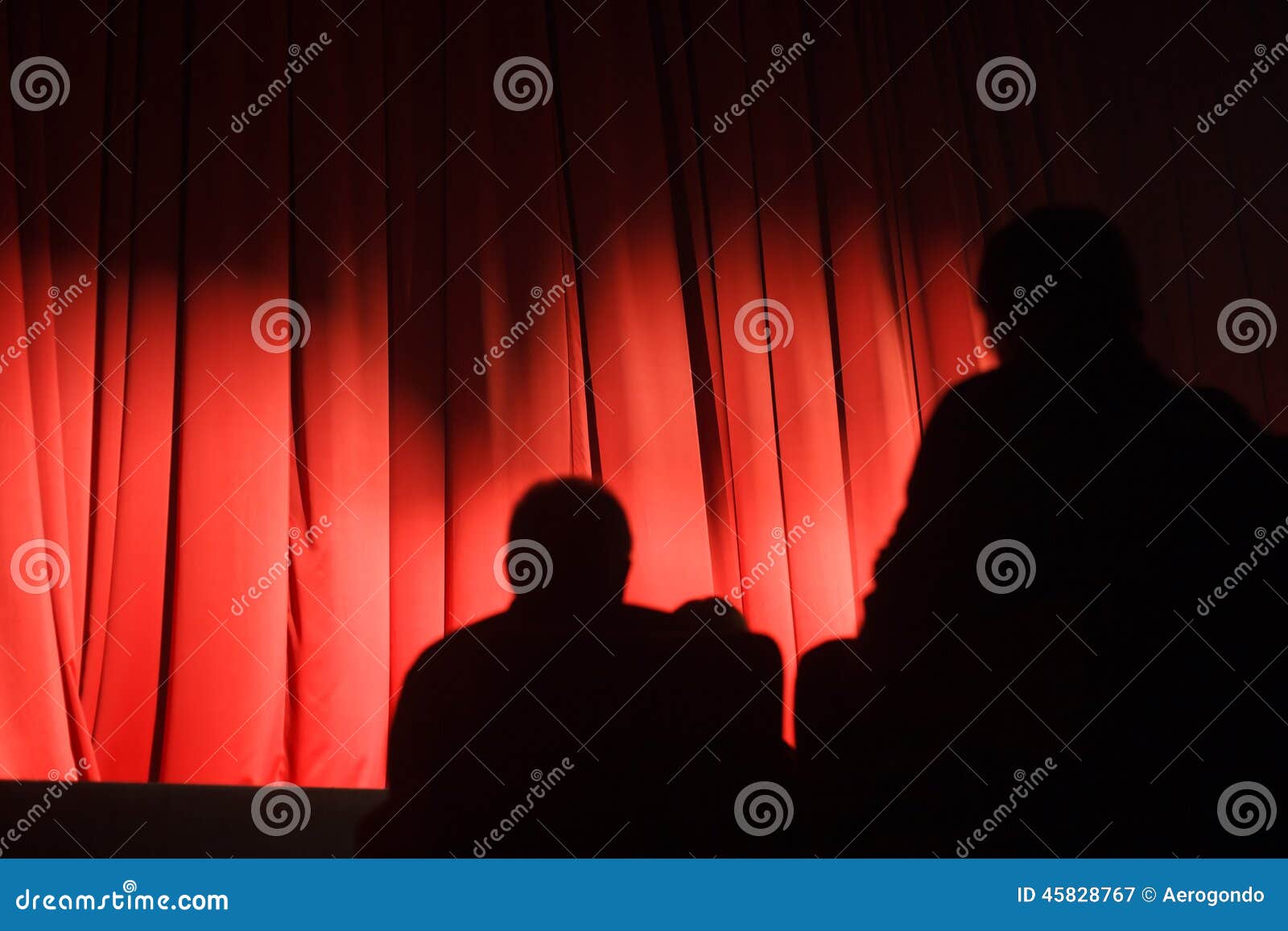 Audience in Theater Waiting for Play To Start Stock Image - Image of ...
