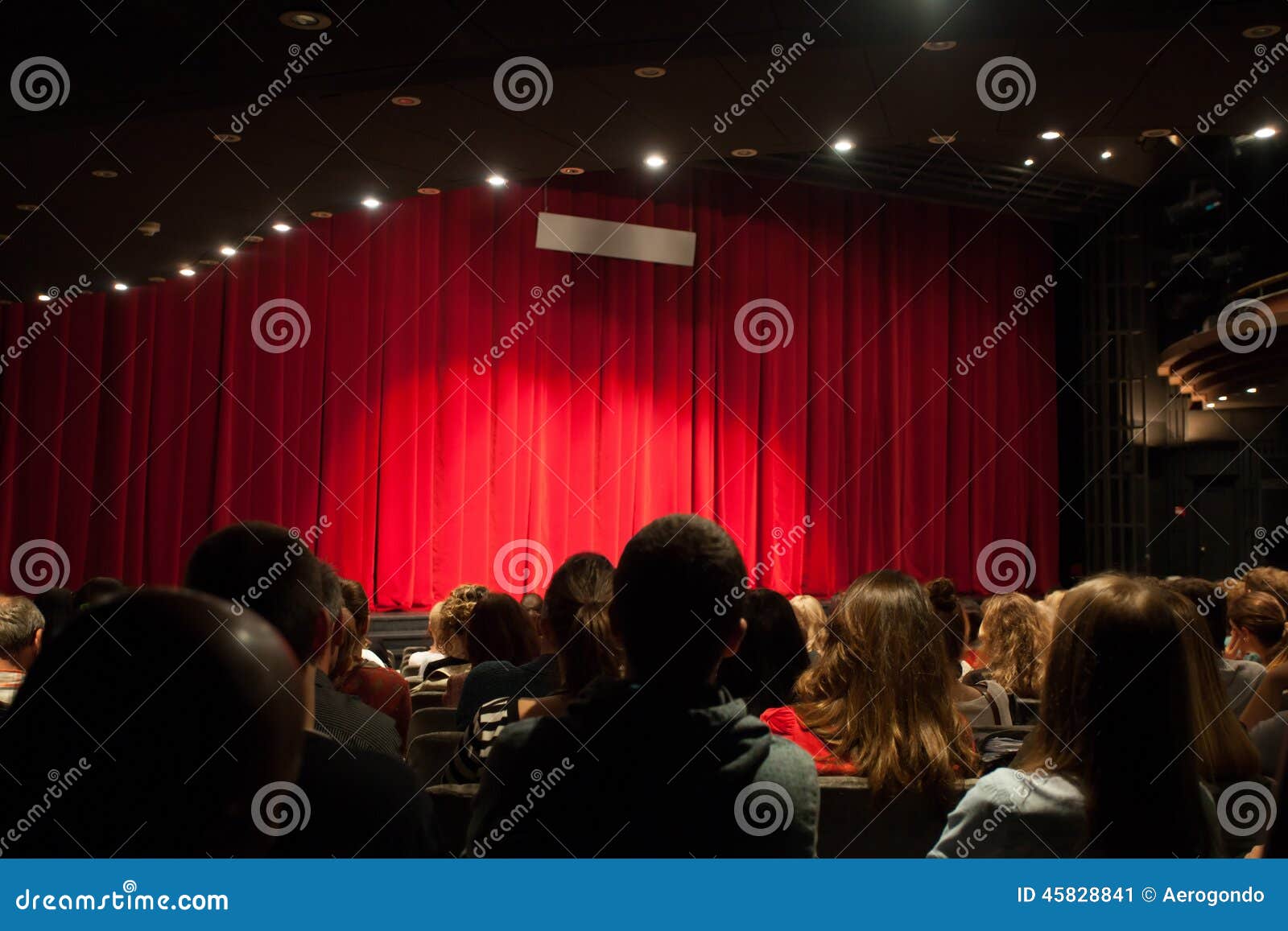 Audience in Theater Waiting for Play To Start Editorial Photo - Image ...