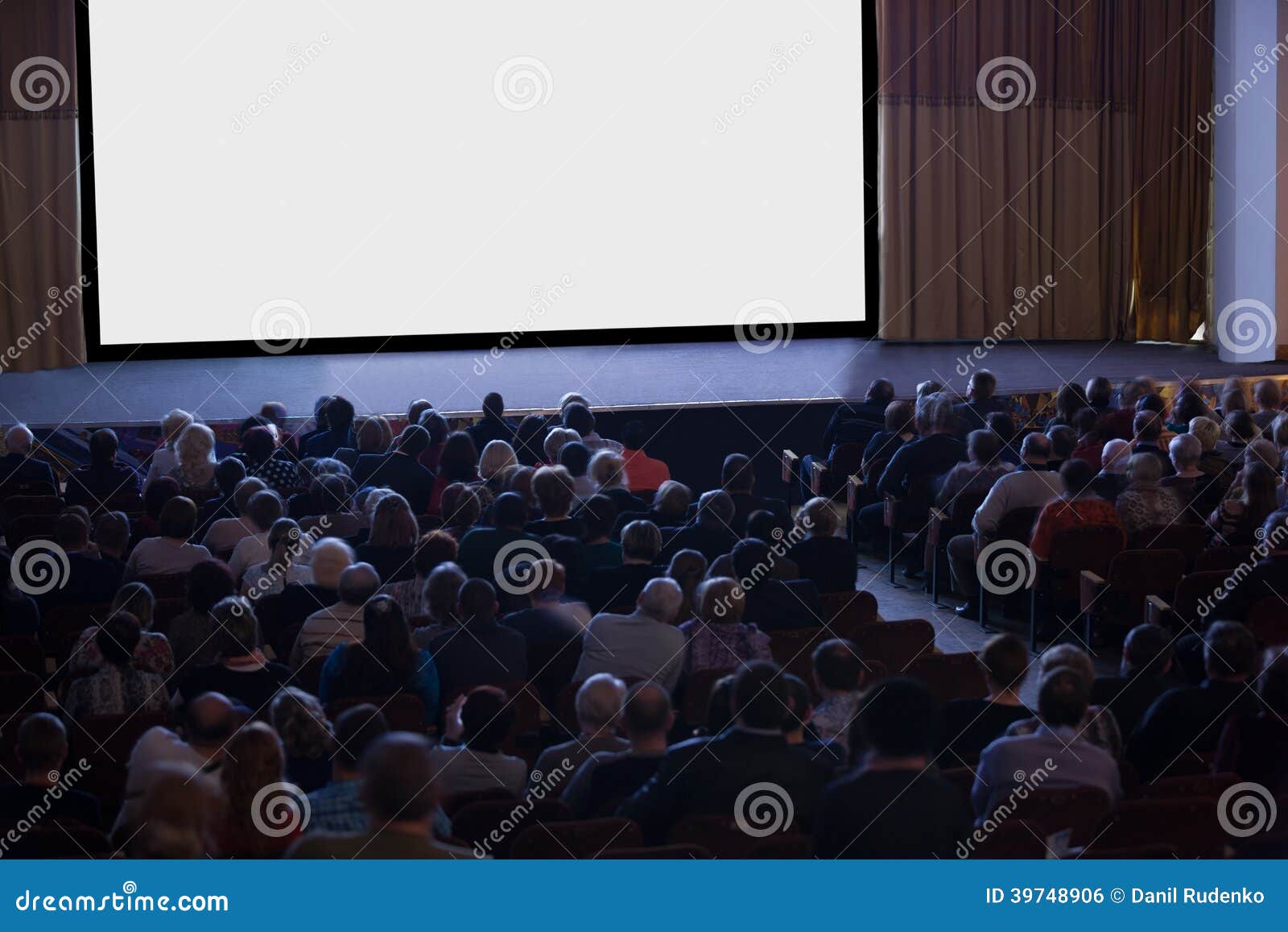 Audience watching cinema editorial photo. Image of entertainment - 39748906