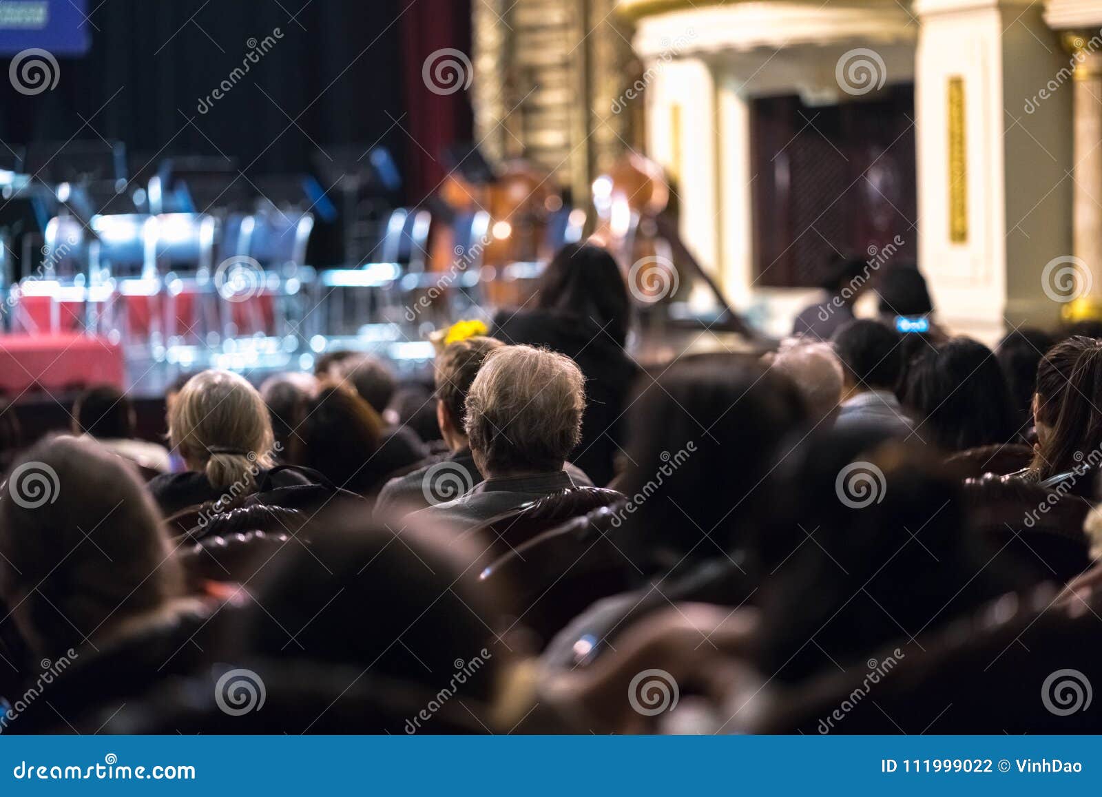 Audience Watching Concert Show in the Theater Editorial Photography ...