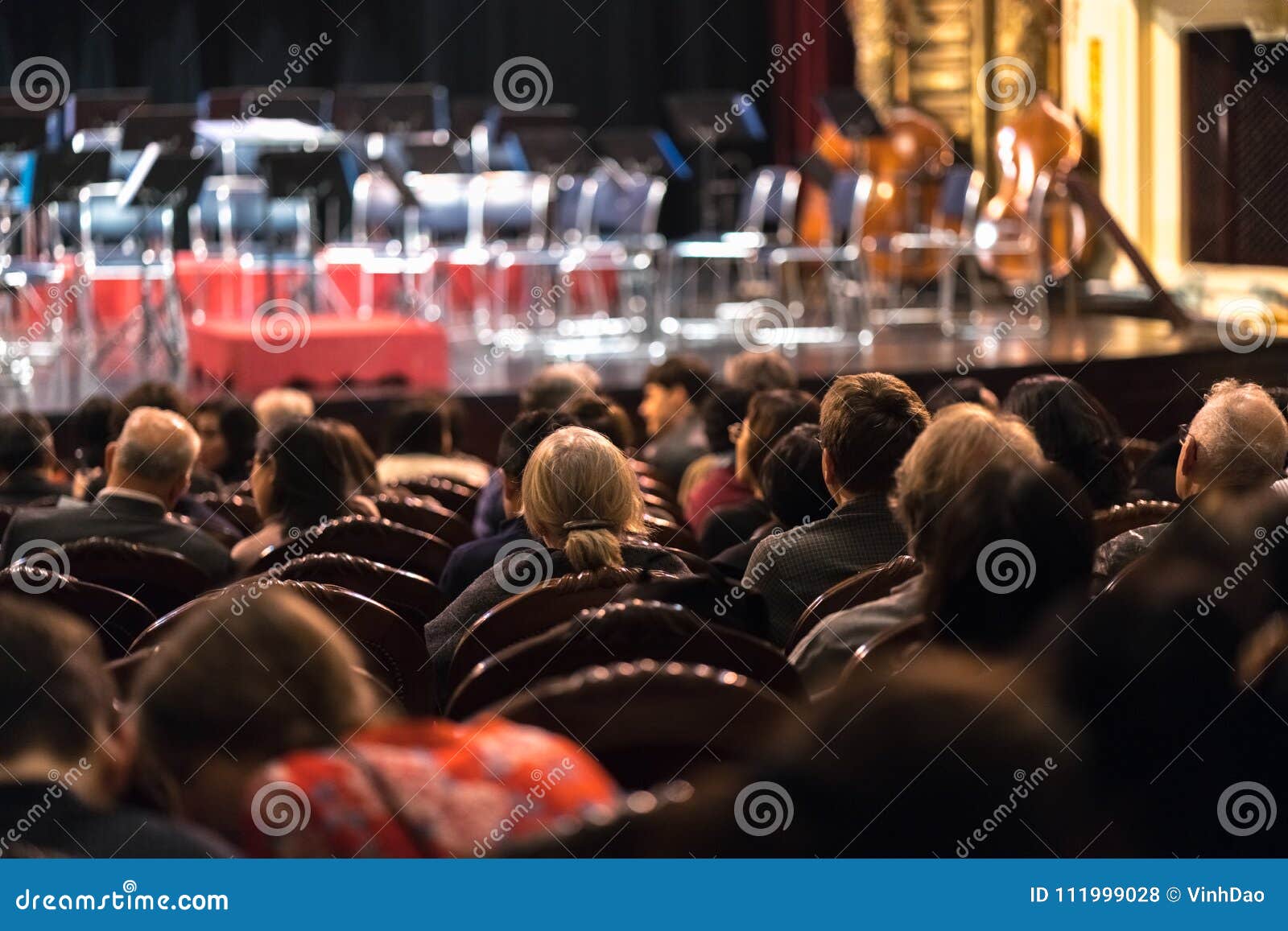 Audience Watching Concert Show in the Theater Editorial Stock Photo ...