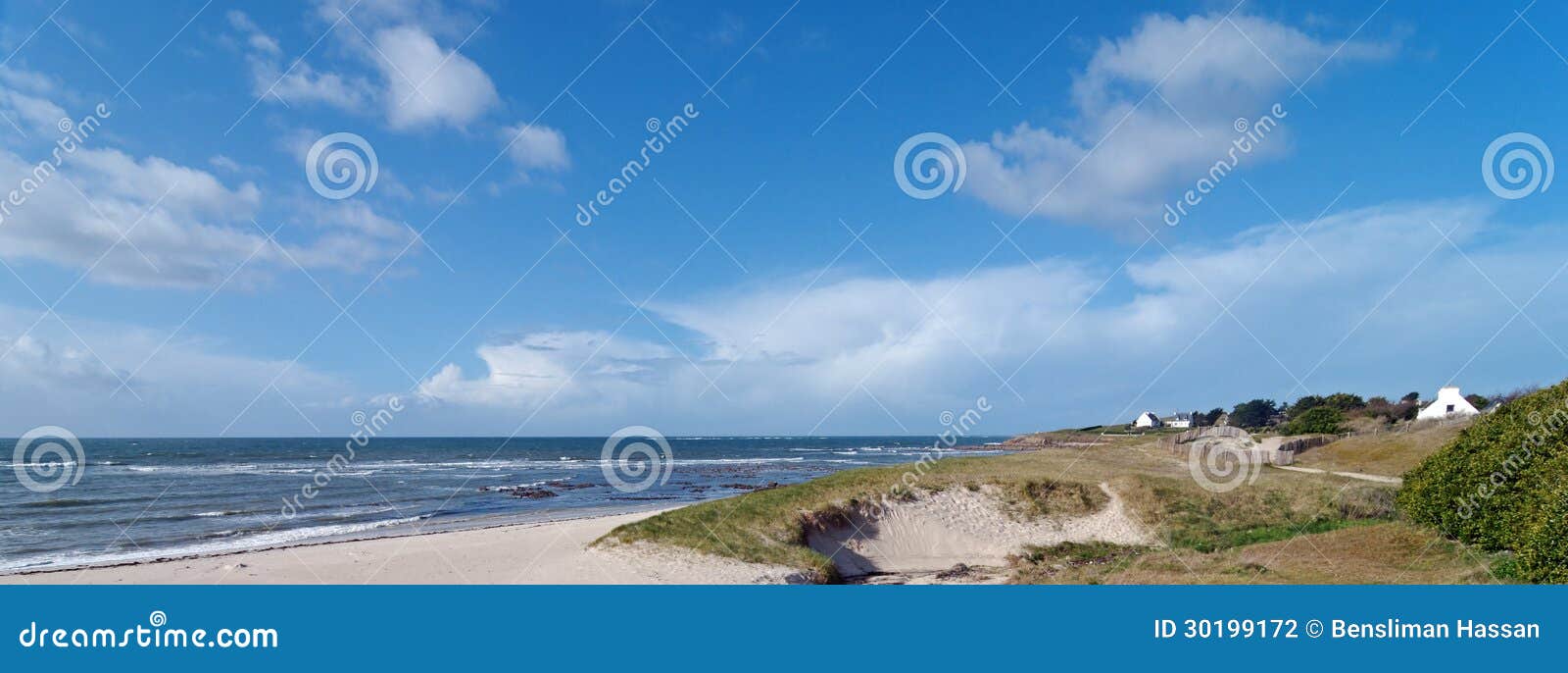Audierne bay in Britanny stock photo. Image of tourism - 30199172