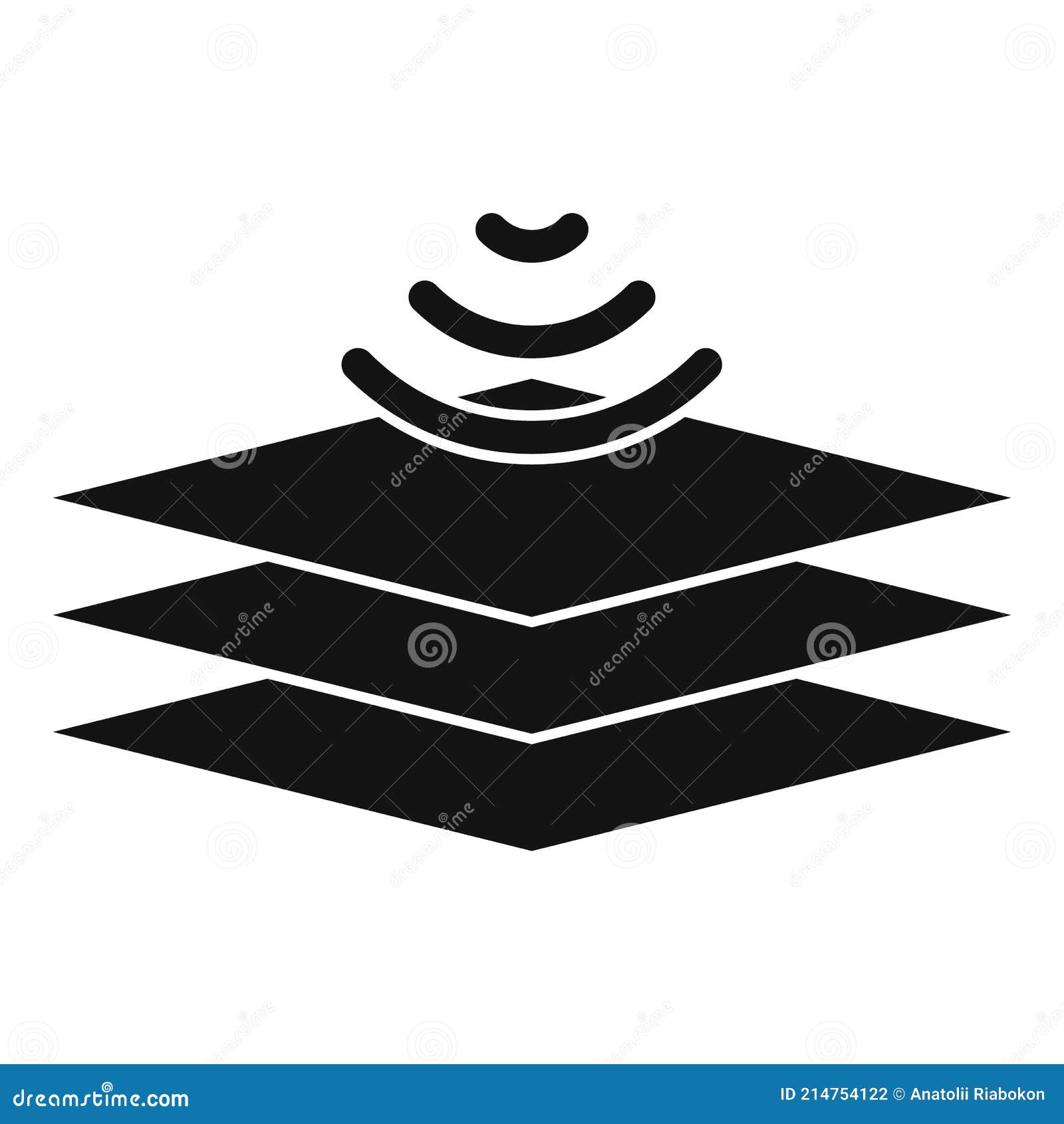 Audio Absorption Panel Icon, Simple Style Stock Vector - Illustration ...