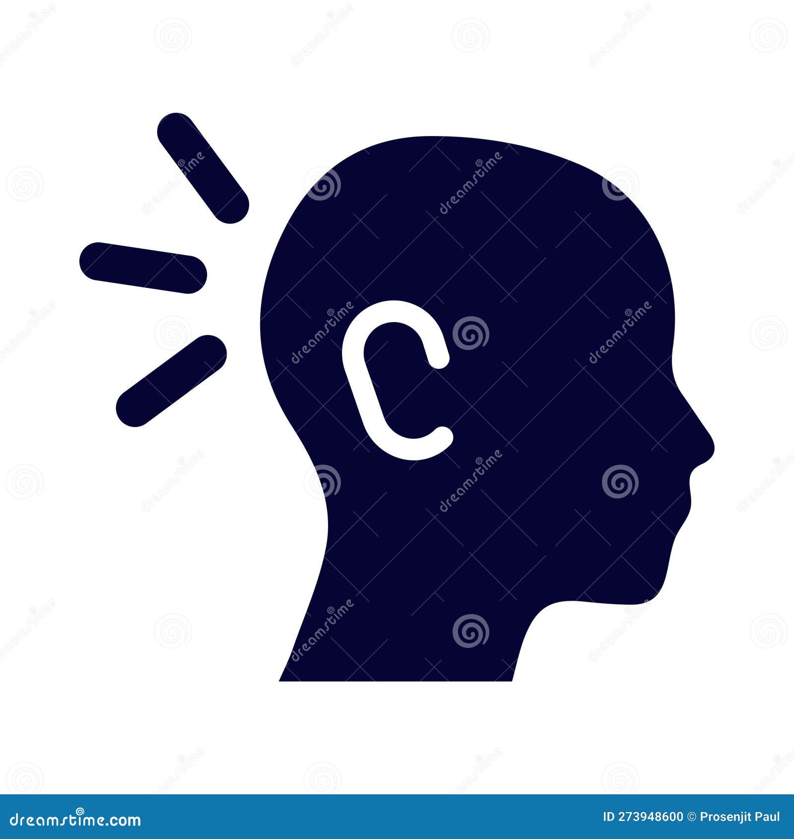 Audio, Audiology, Ear, Head, Audiology Icon Stock Vector - Illustration ...