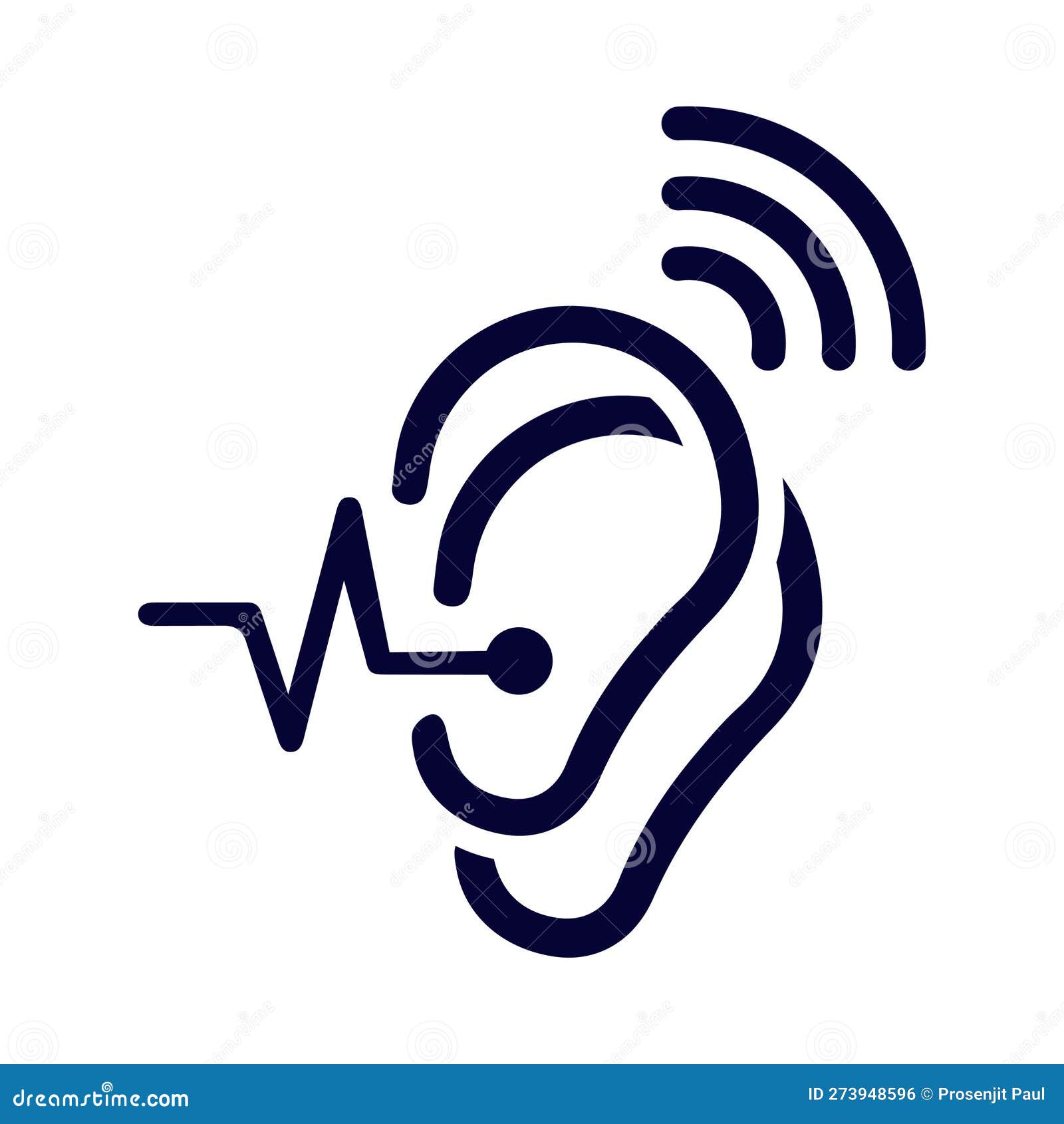 Audio, Audiology, Ear, WIFI, Audiology Icon Stock Vector - Illustration ...