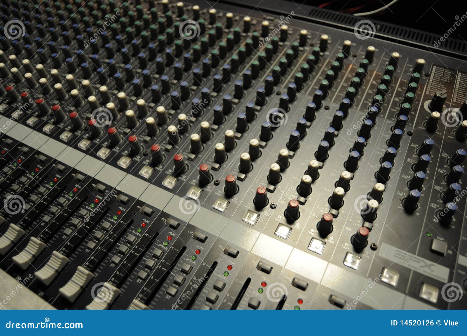 Audio Board stock photo. Image of digital, electronic - 14520126