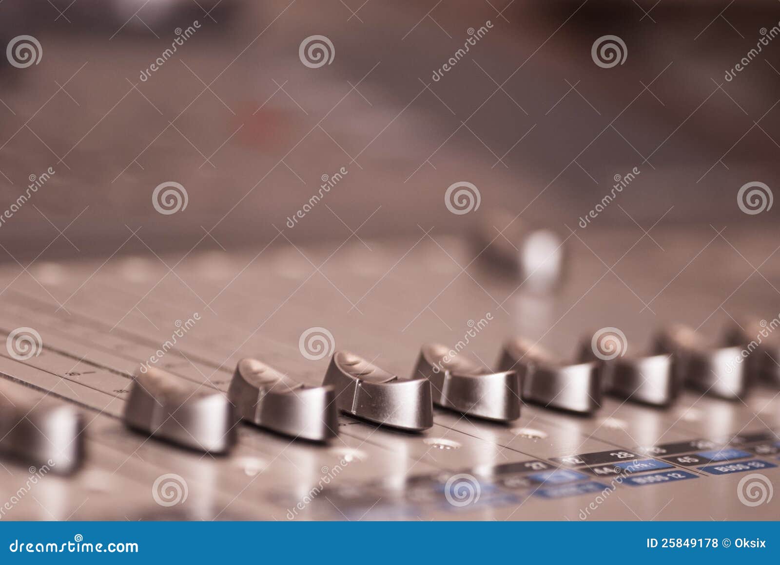 Audio board stock photo. Image of entertainment, popular - 25849178