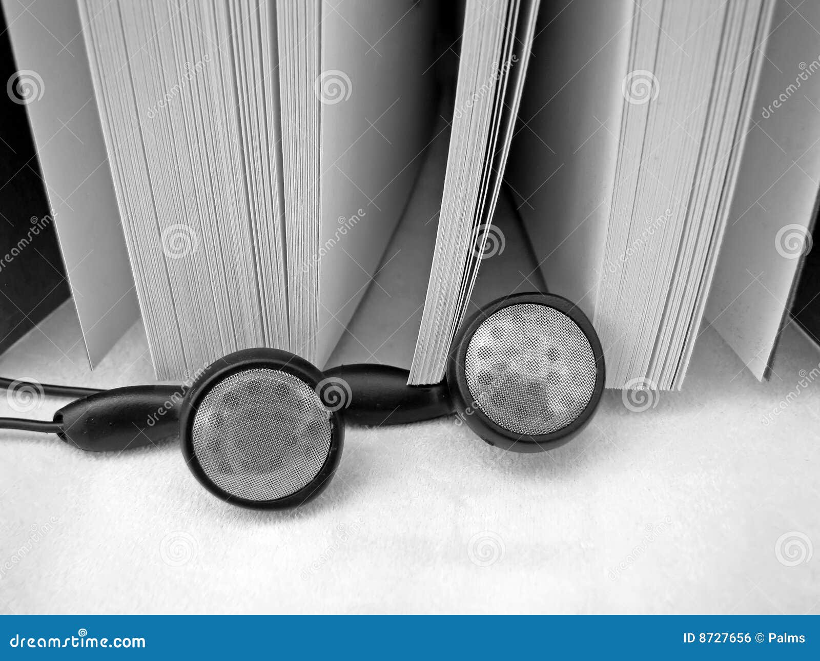 Audio book stock photo. Image of education, hear, learning - 8727656