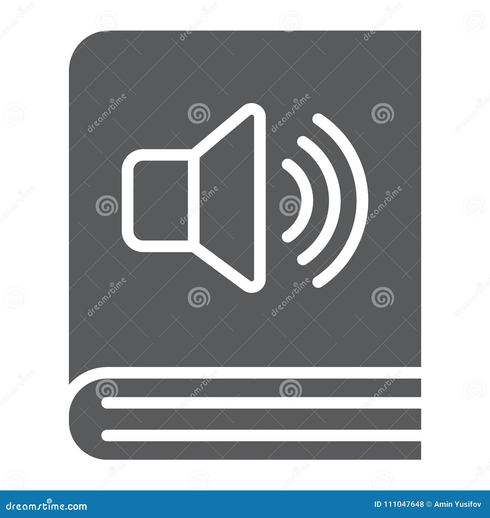 Audio Book Glyph Icon, E Learning And Education Stock Vector ... Audio Book Glyph Icon, E Learning And Education Stock Vector ...
