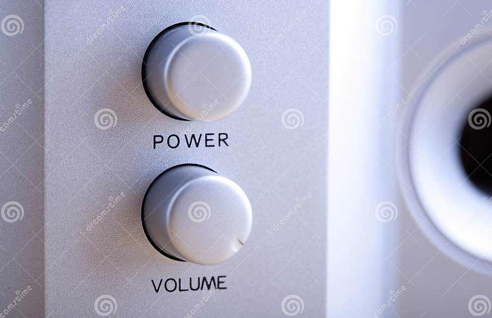 Audio buttons stock image. Image of hitech, computer - 27847503