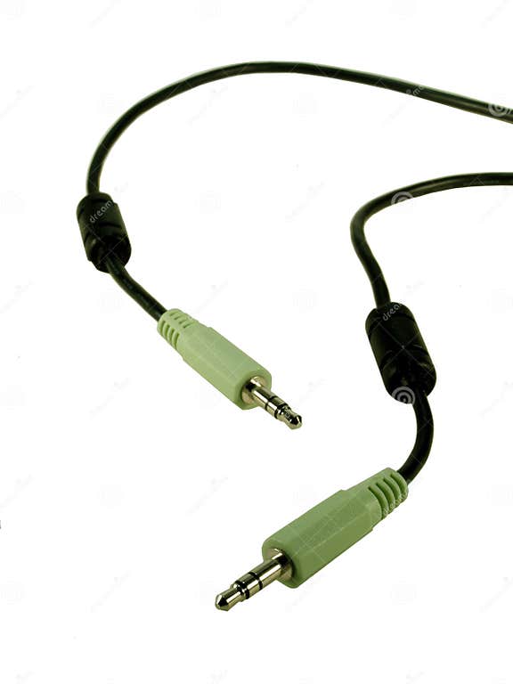 Audio Cable stock image. Image of music, computer, wire - 8916199