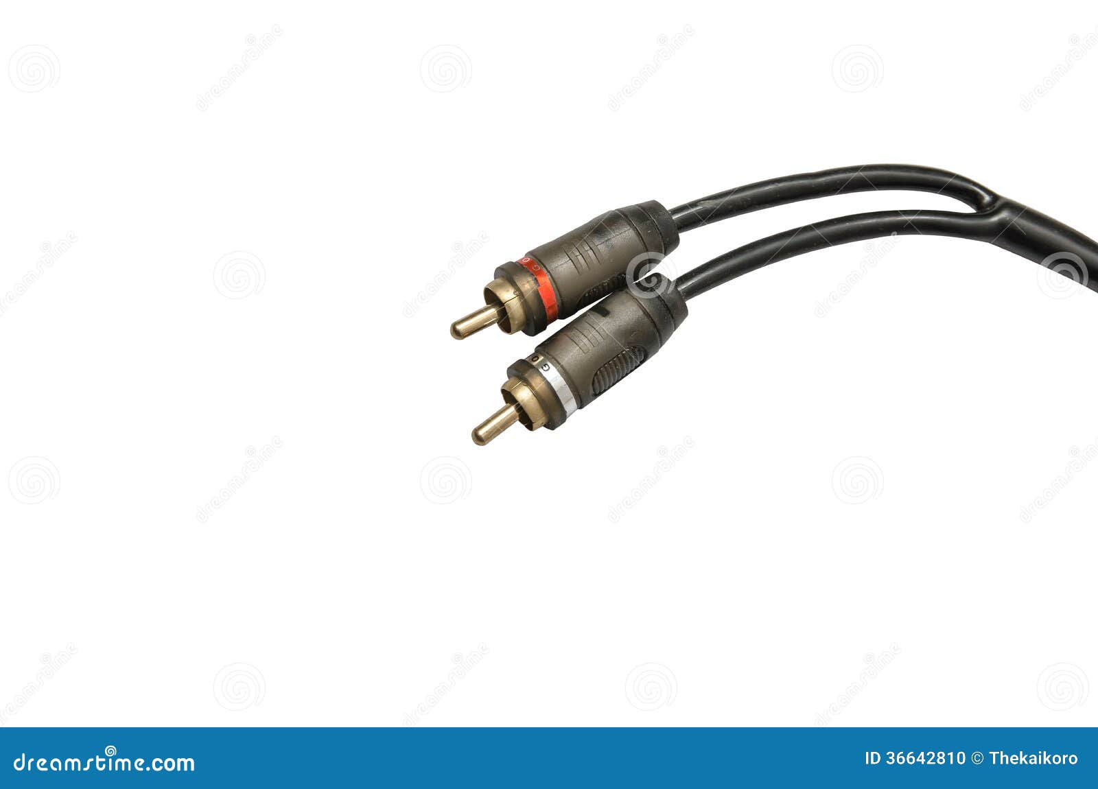 Audio Cable stock photo. Image of metal, equipment, component - 36642810