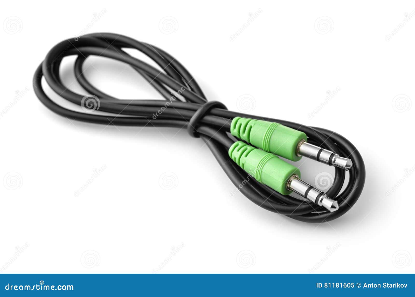 Audio cable stock image. Image of communications, computer - 81181605