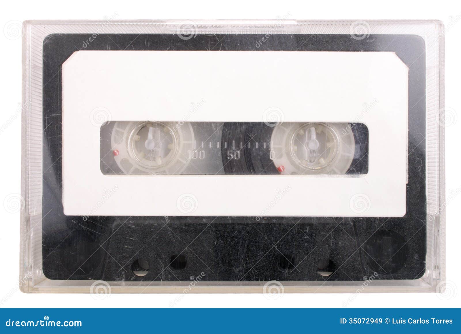 Audio cassette and case stock image. Image of audio, front - 35072949