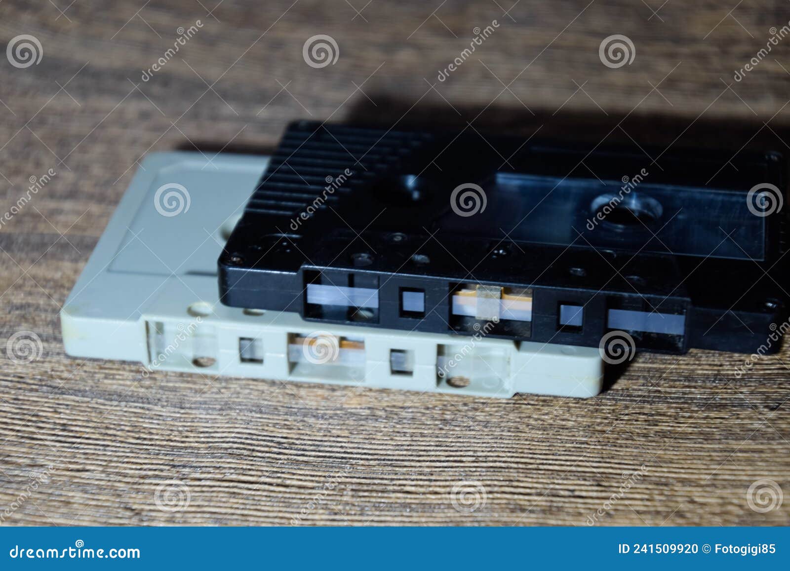 Audio Cassette. Retro Music Medium, Compact Cassette Tape Recorder ...