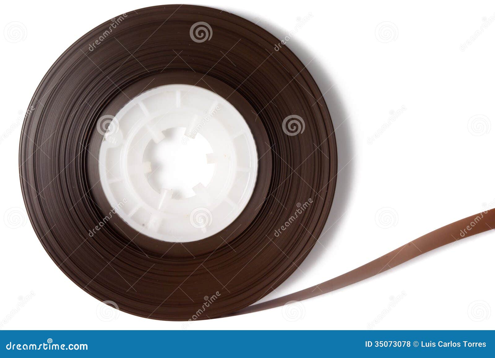 Audio cassette roll stock photo. Image of retro, magnetic - 35073078