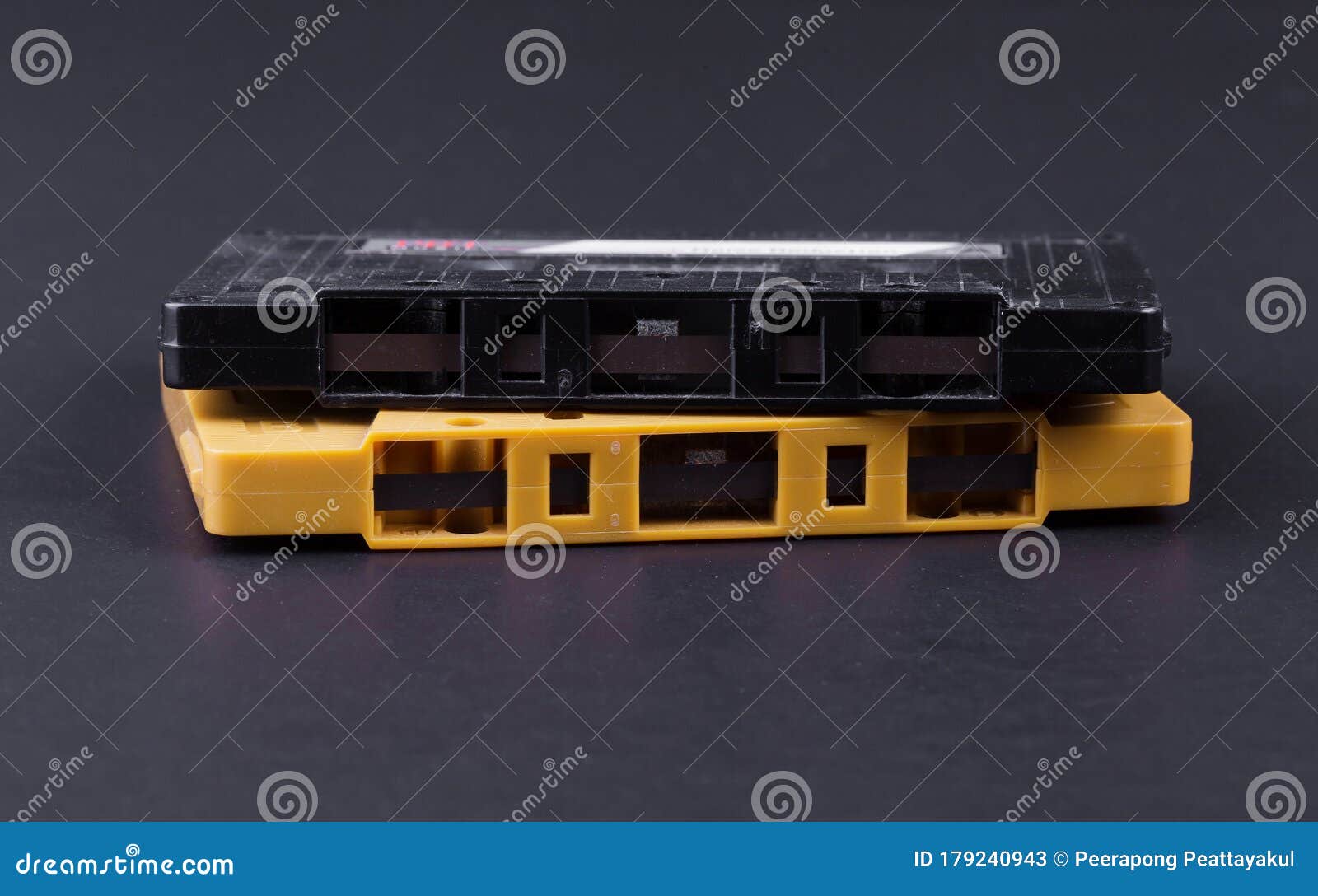 Audio Compact Cassette Isolated on White Stock Image - Image of stereo ...