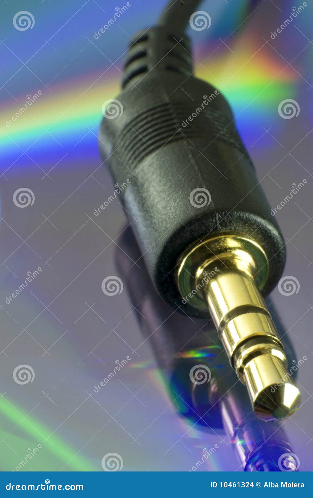 Audio connector stock photo. Image of jack, electronics - 10461324