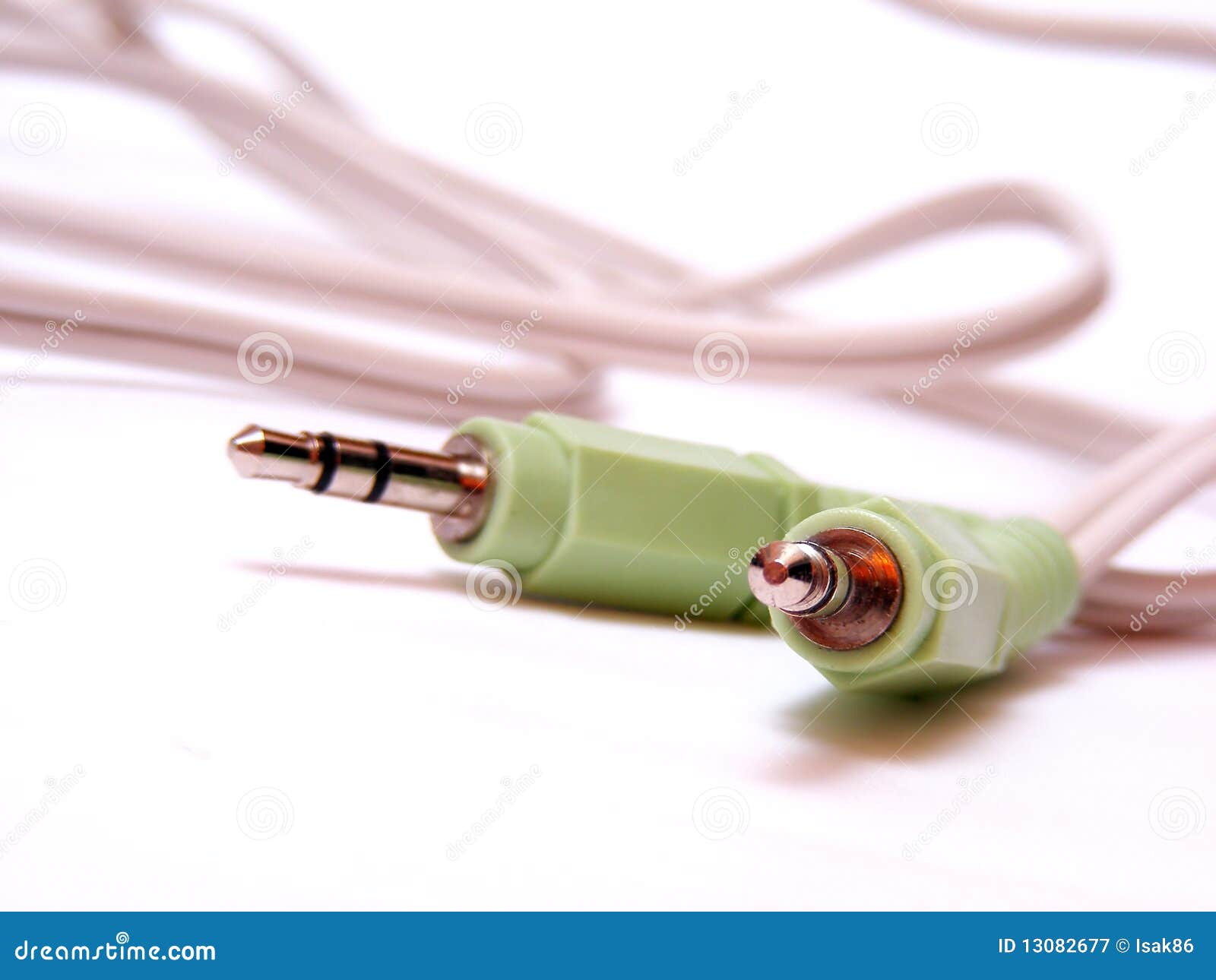 Audio connectors stock image. Image of technology, close - 13082677