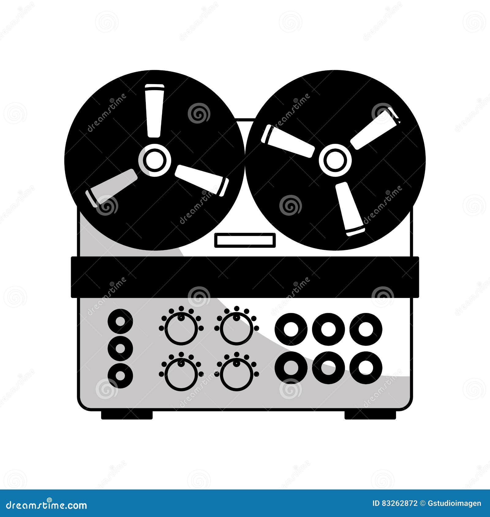 Audio Console Professional Icon Stock Illustration - Illustration of ...
