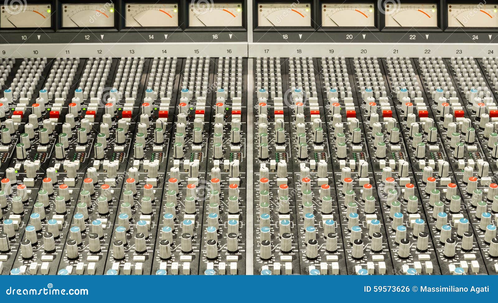 Audio console stock photo. Image of digital, tool, recording - 59573626