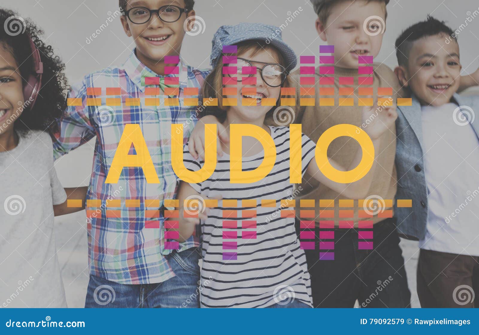 Audio Digital Equalizer Music Tunes Sound Wave Graphic Concept Stock ...