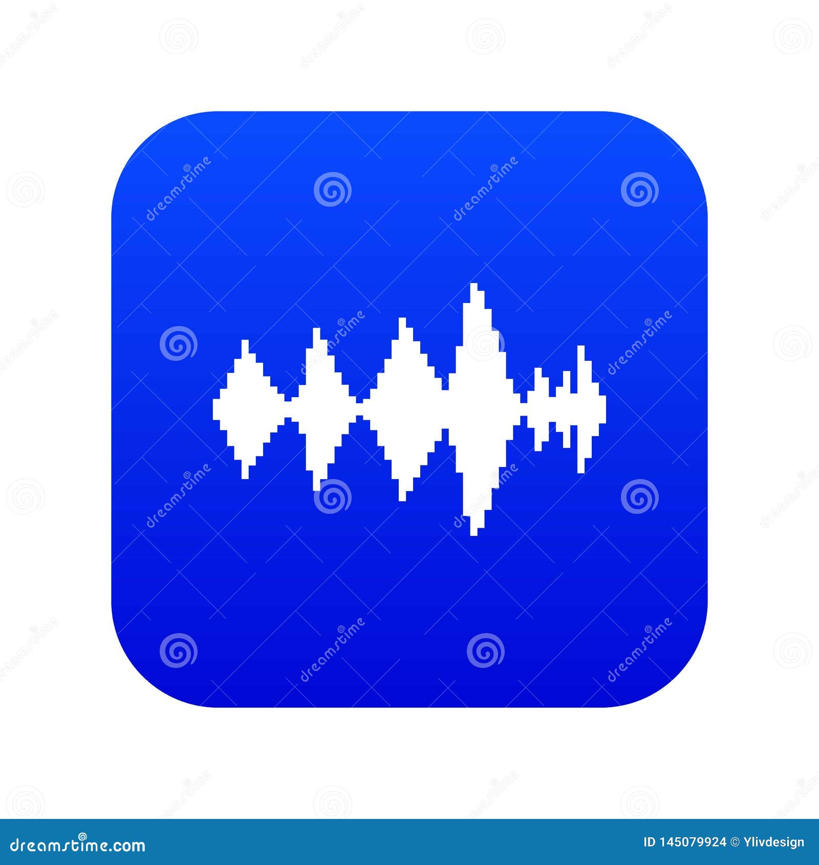 Audio Digital Equalizer Technology Icon Digital Blue Stock Vector ...