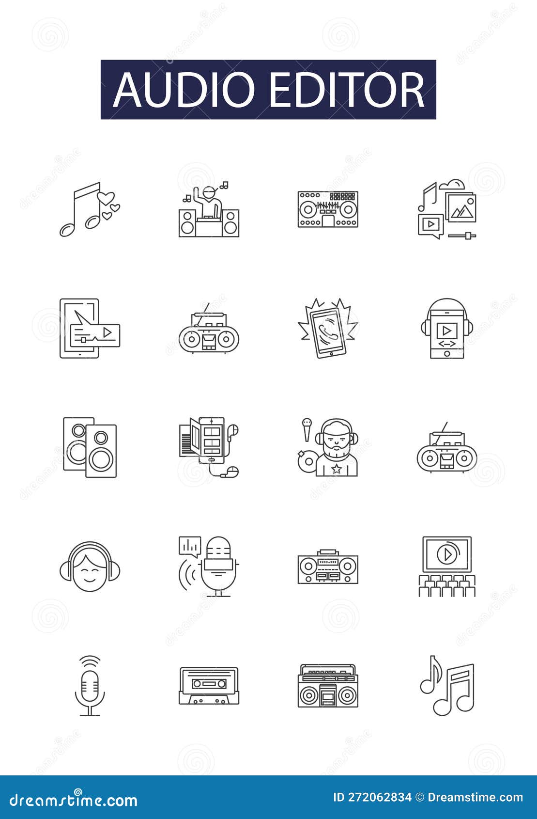 Modulate Icons Database (vecto Cartoon Vector | CartoonDealer.com #3306061