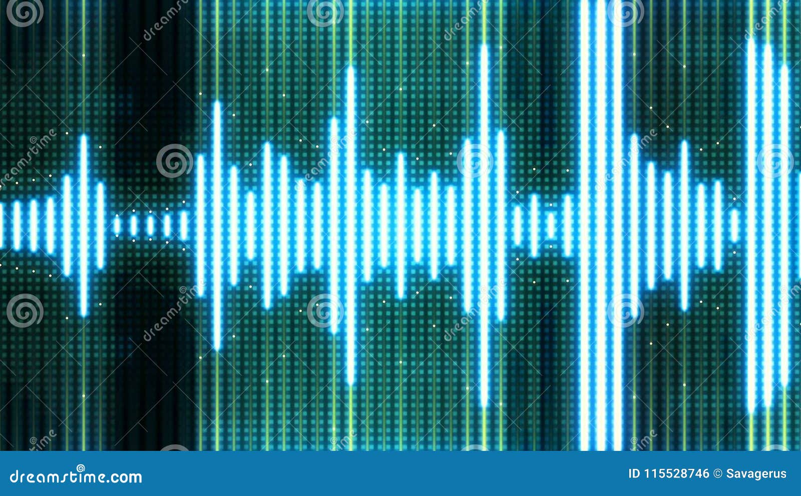 Audio Equalizer Background. Stock Illustration - Illustration of neon ...
