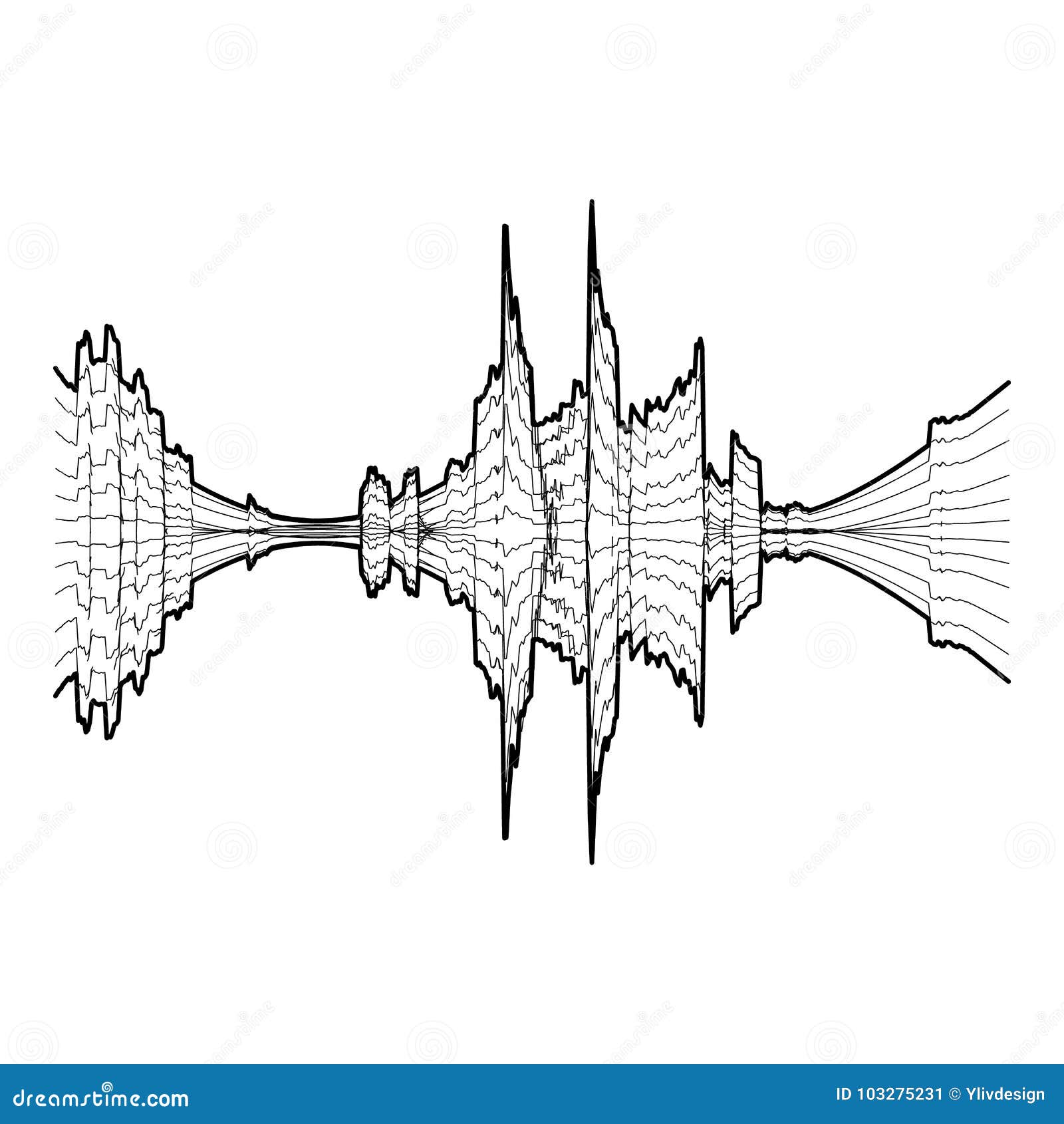 Audio Equalizer Meter Icon, Simple Black Style Stock Vector ...