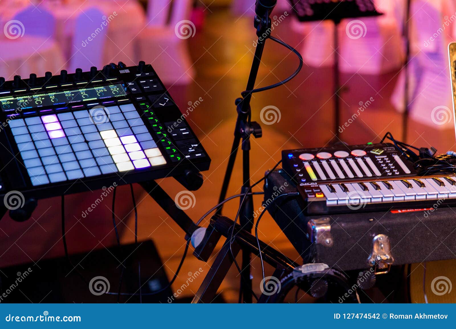 Audio Equipment, Musical Equipment, Synthesizer Stock Photo - Image of ...