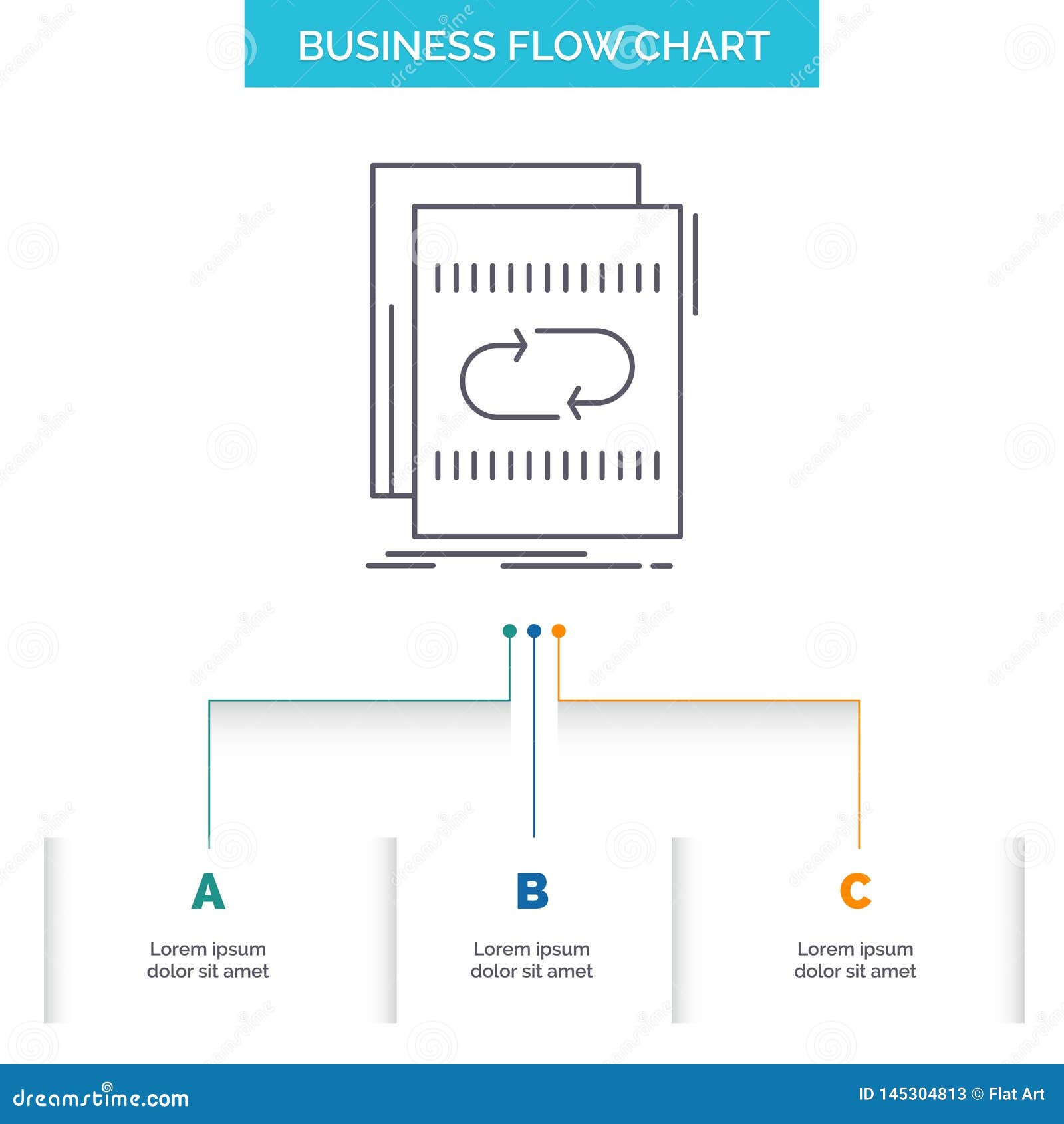 Audio, File, Loop, Mix, Sound Business Flow Chart Design with 3 Steps ...