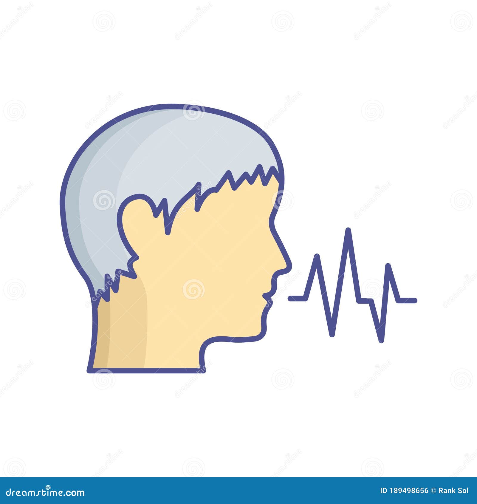 Audio Flat Inside Vector Icon Which Can Easily Modify or Edit Stock ...