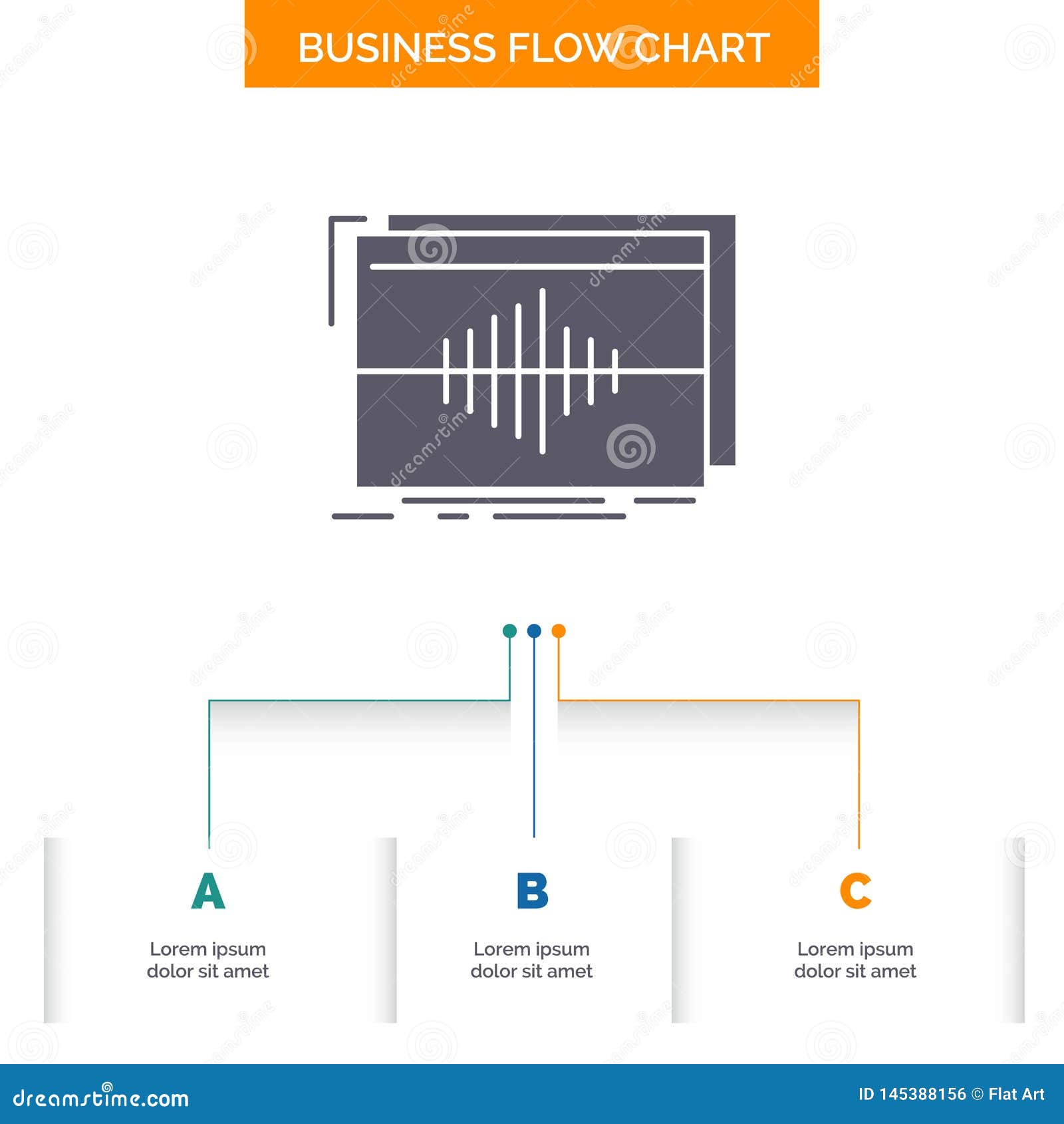 Audio, Frequency, Hertz, Sequence, Wave Business Flow Chart Design with ...
