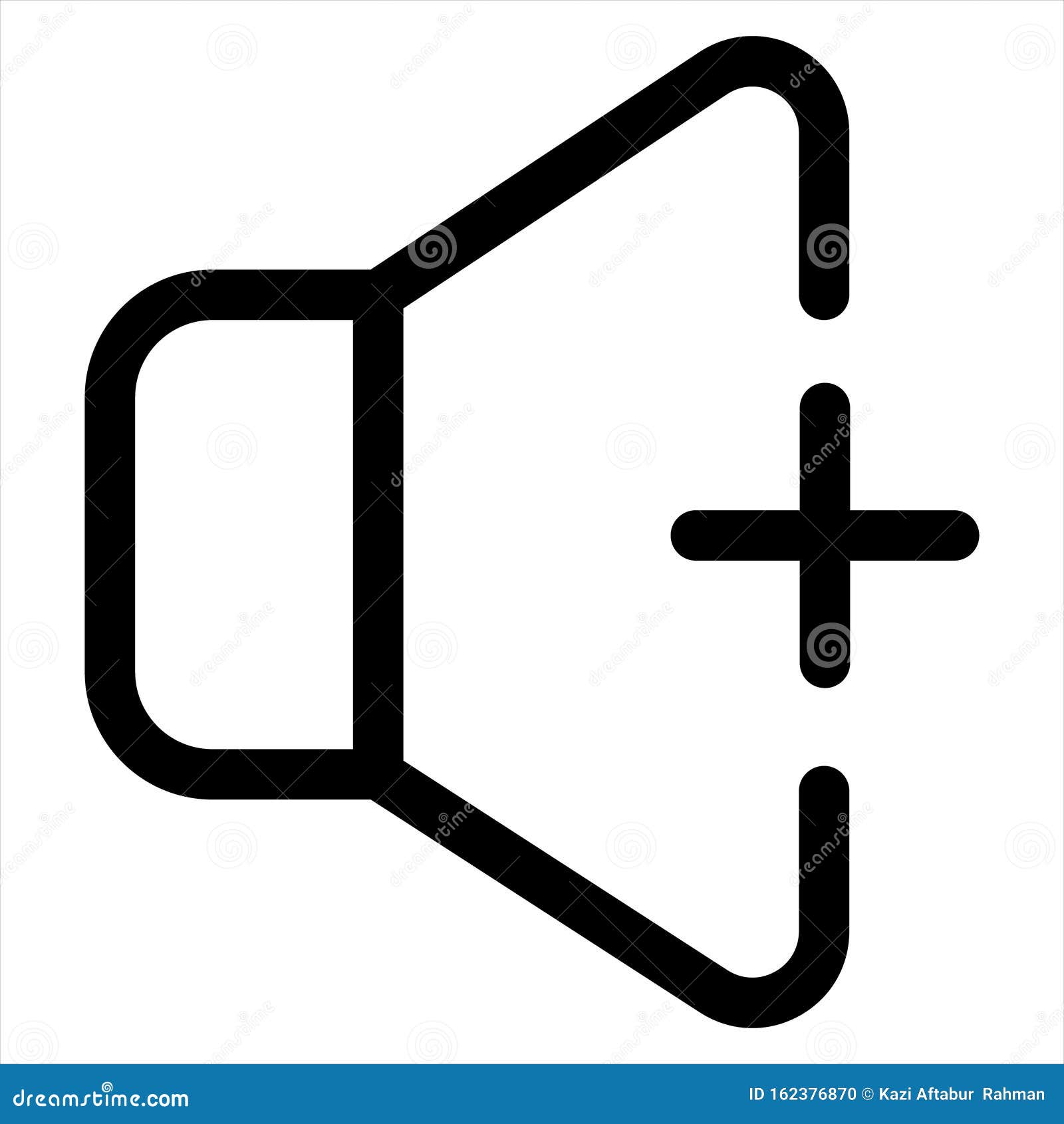 Audio, Increase, Sound, Speaker, Volume Icon Stock Illustration ...