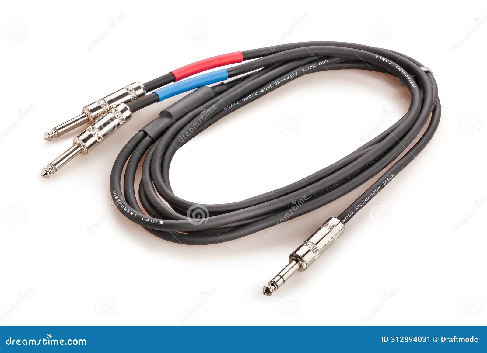 Audio Insert Splitter Cable Stock Image - Image of music, instrument ...