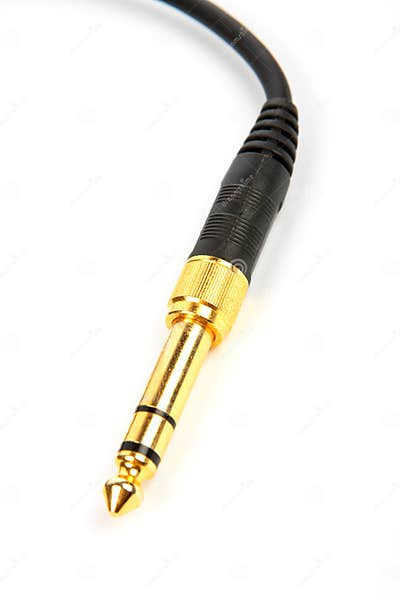 Audio jack stock image. Image of audio, chords, amplifying - 1370487