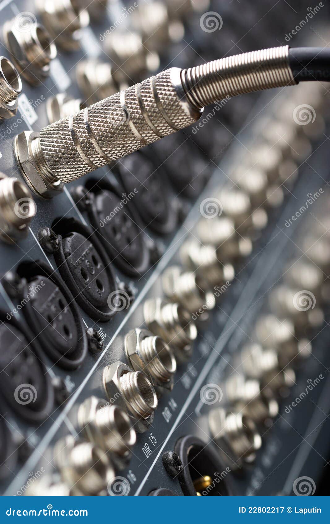 Audio jack stock image. Image of music, broadcast, channel - 22802217