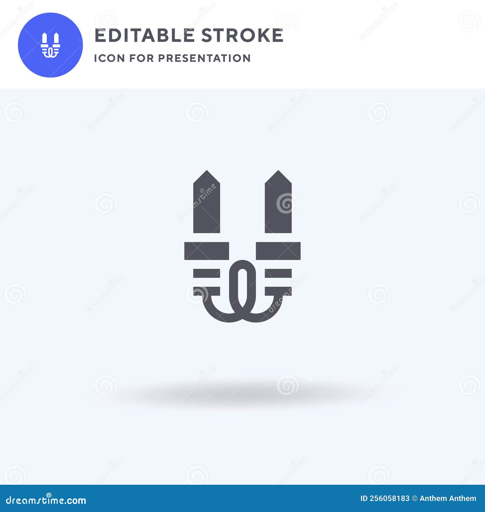 Audio Jack Icon Vector, Filled Flat Sign, Solid Pictogram Isolated on ...