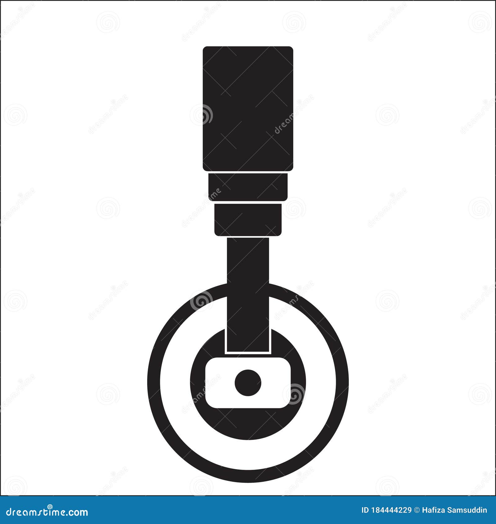 Audio Jack Input. Vector Illustration Decorative Background Design ...